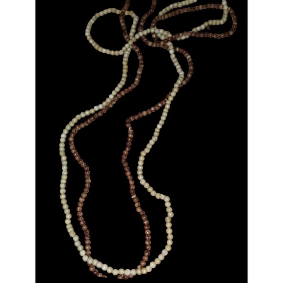 Vintage | Jewelry | Gorgeous Long Beaded Necklace With Extra Strand Of ...